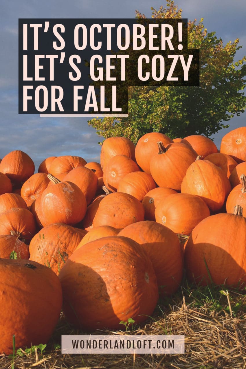October is here! Let’s get cozy for fall! – Wonderland Loft